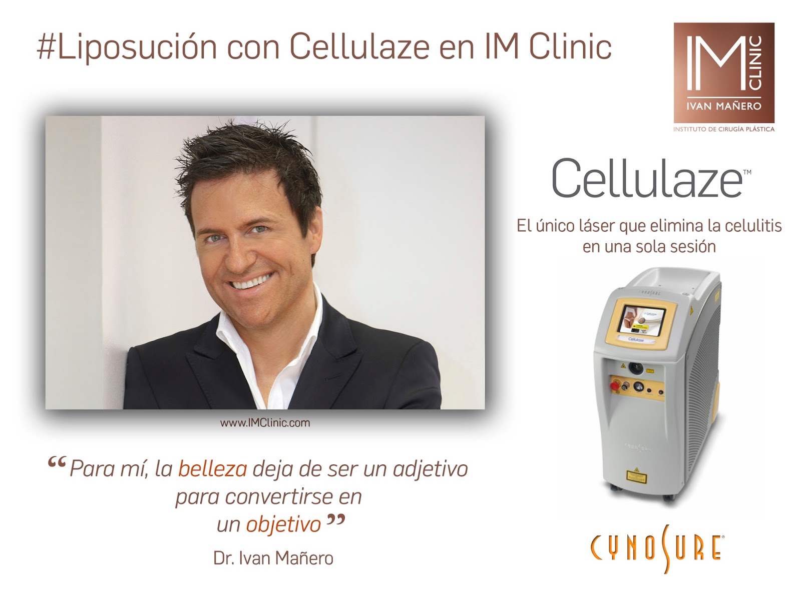 Cynosure Spain: Liposucción con Cellulaze de Cynosure en IM Clinic de ...