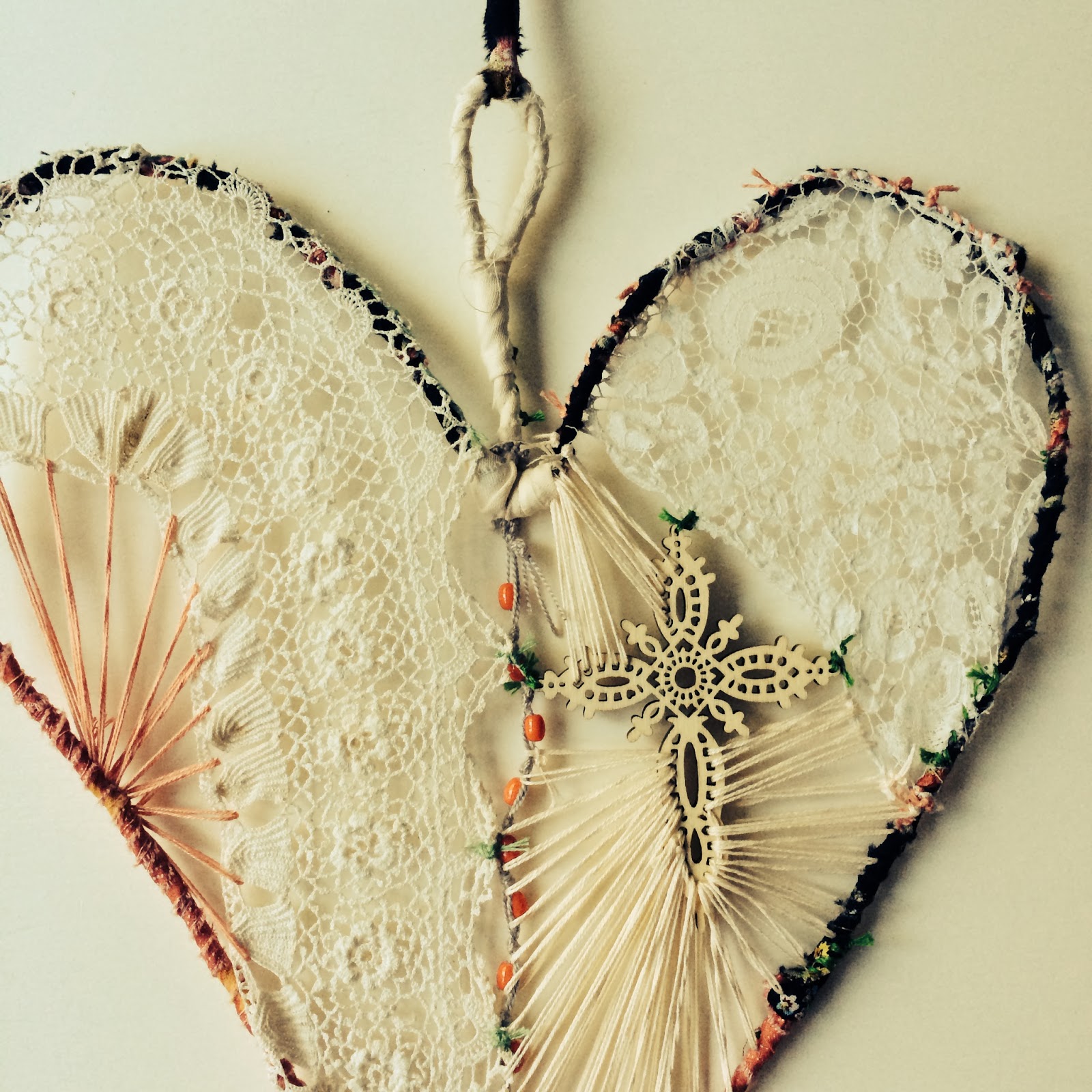 dottie angel: a hanging 'heart~catcher' how~to...