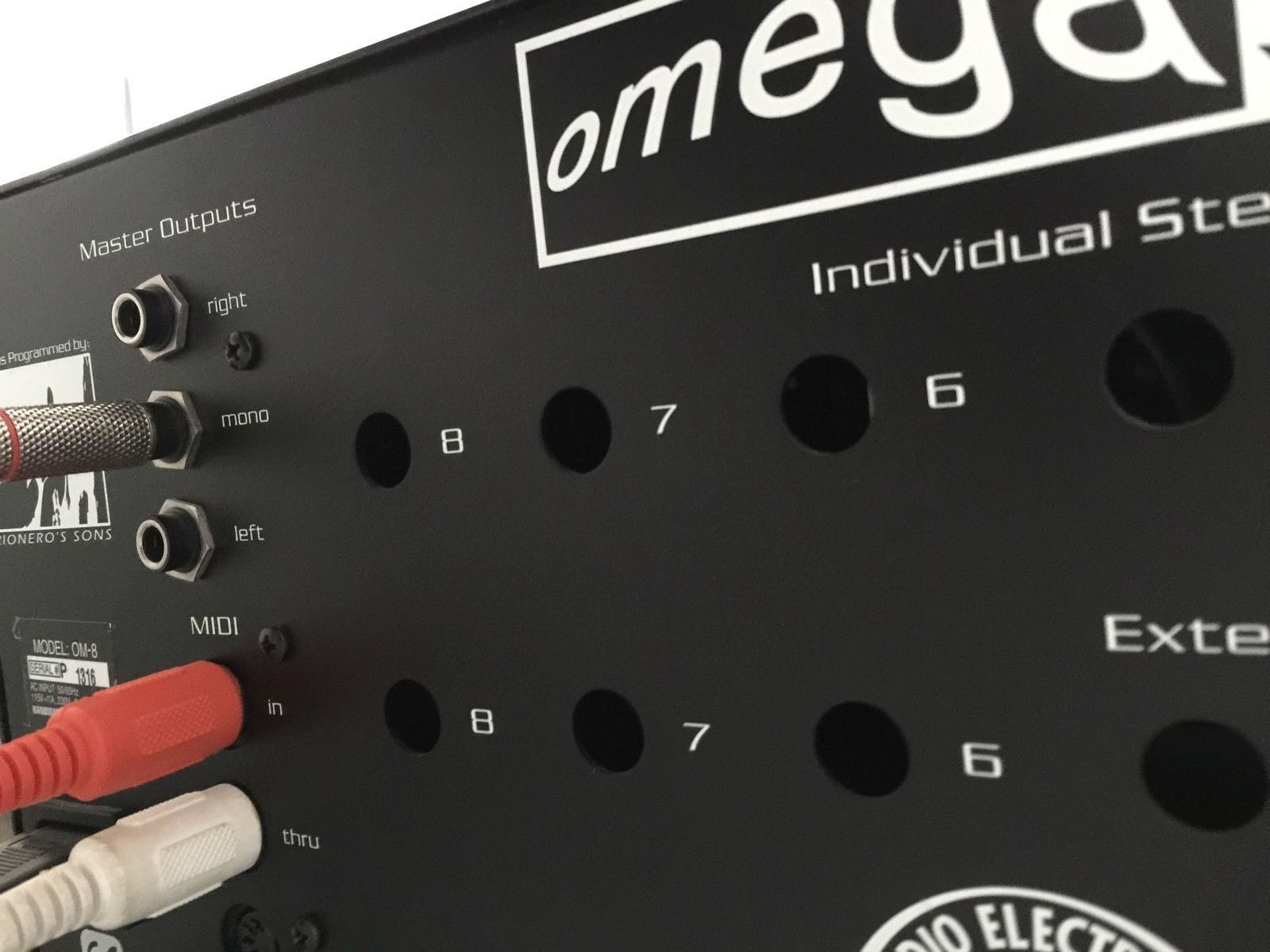 MATRIXSYNTH: 4 Voice Studio Electronics Omega-8 Poly Synthesizer SN 1316