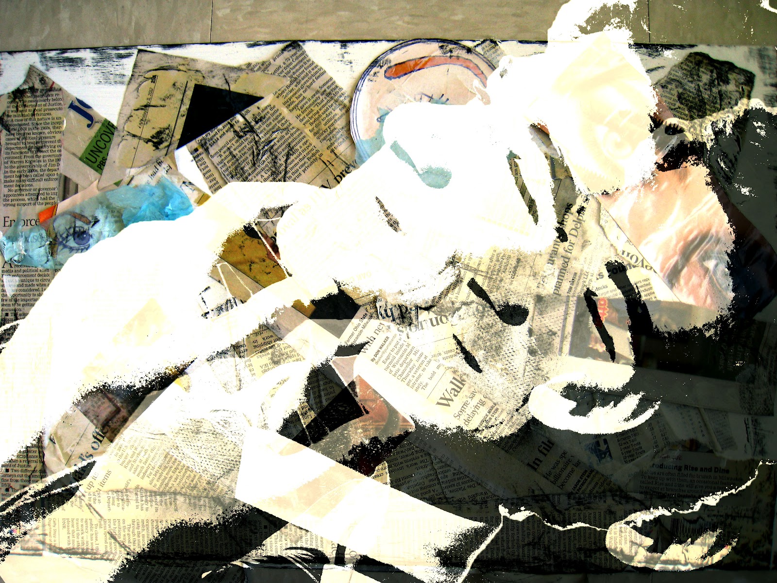 Zacky's Graphic Design Portfolio: Self Portrait Collage