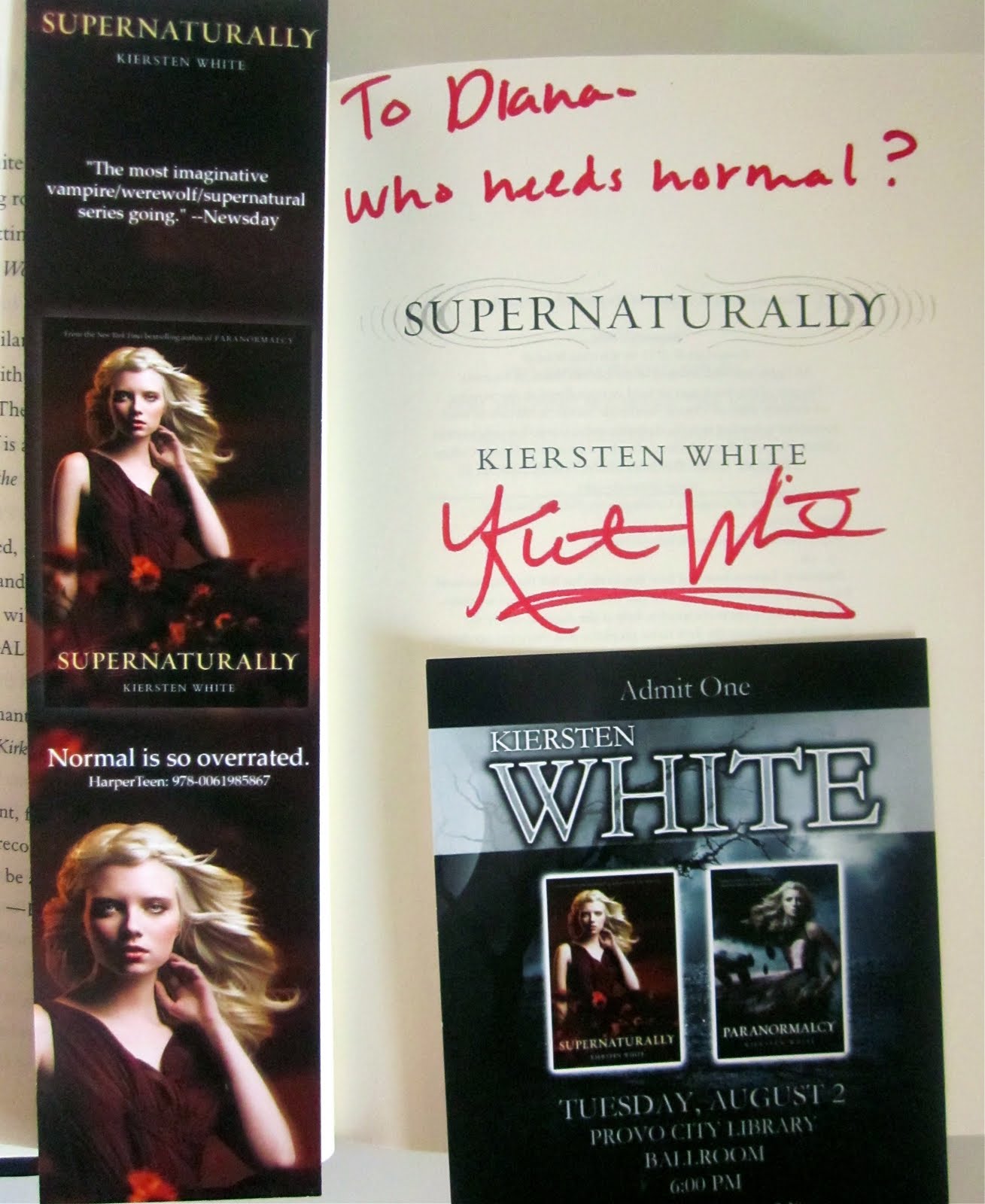 Book Adventures: Kiersten White Lecture