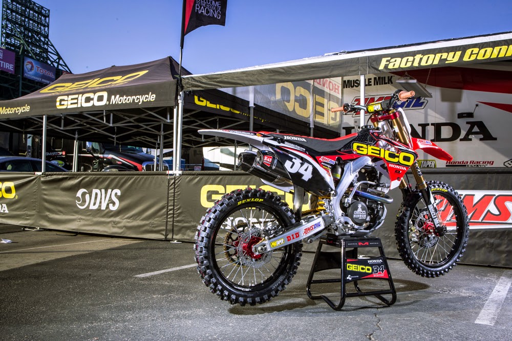 Racing Cafè: Honda CRF 250 R Team Geico Honda - Supercross USA 2015