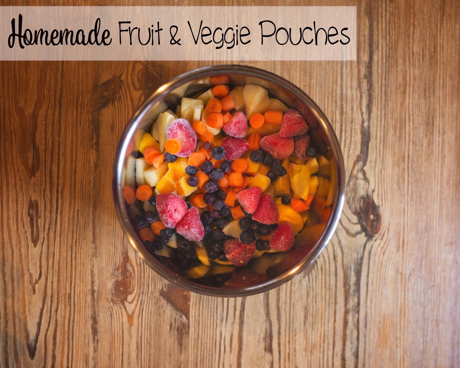 Homemade Fruit & Veggie Pouches - Snappin' Momma