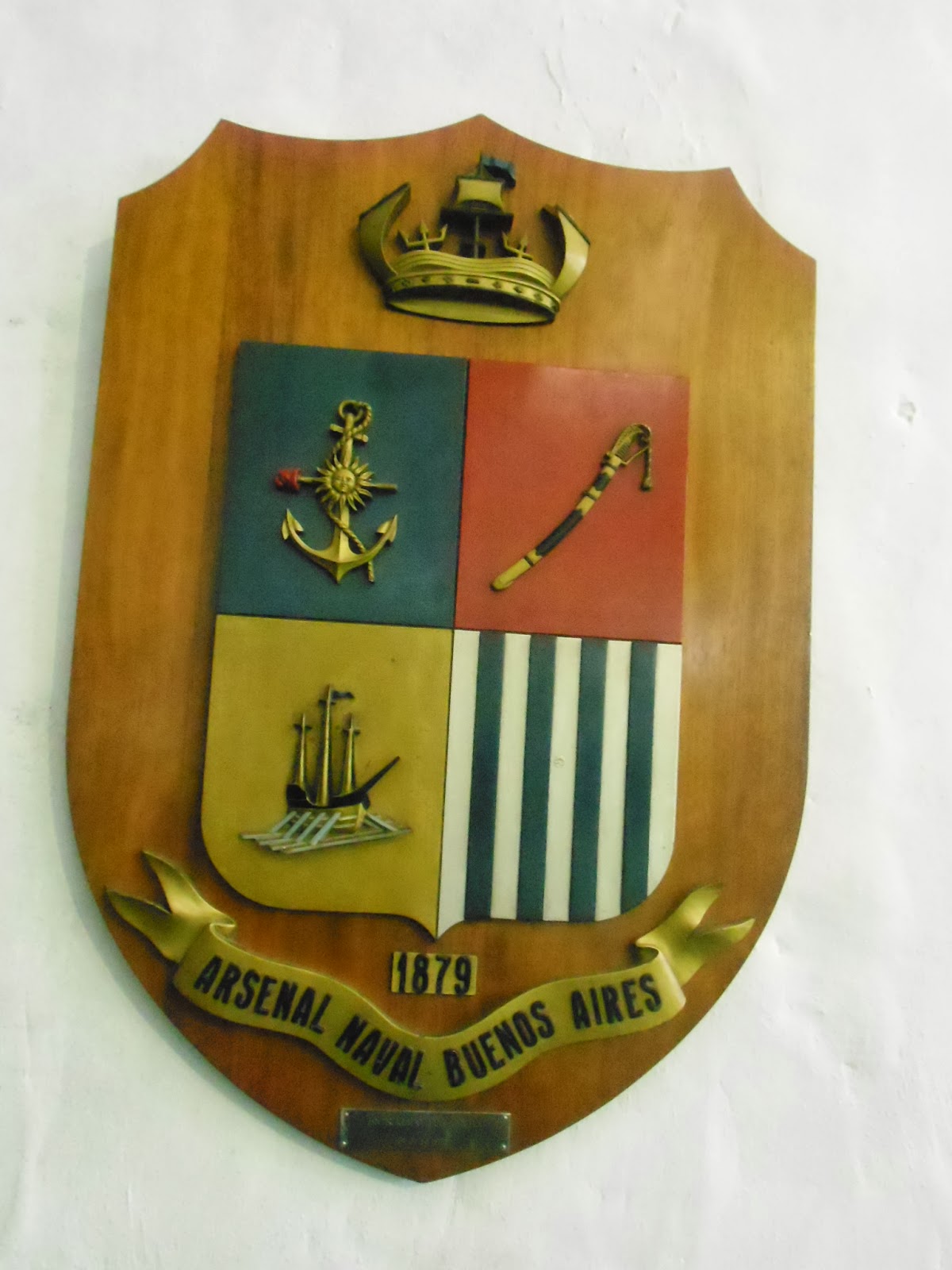 Heráldica en la Argentina: Escudo del Arsenal Naval Buenos Aires
