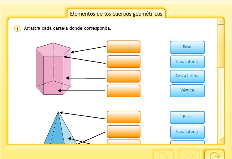 Machaditos - Sexto de Primaria -: ELEMENTOS DE LOS CUERPOS GEOMÉTRICOS