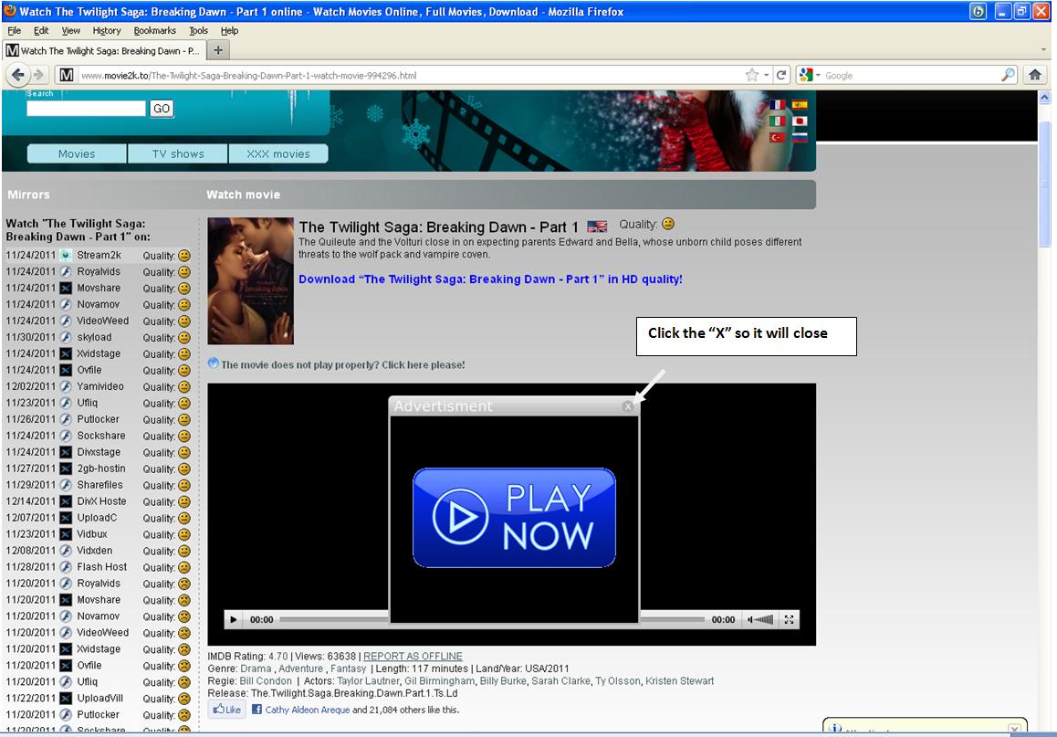 Free Download Movies: Learn How to Download Movies in "Movie2k.to"