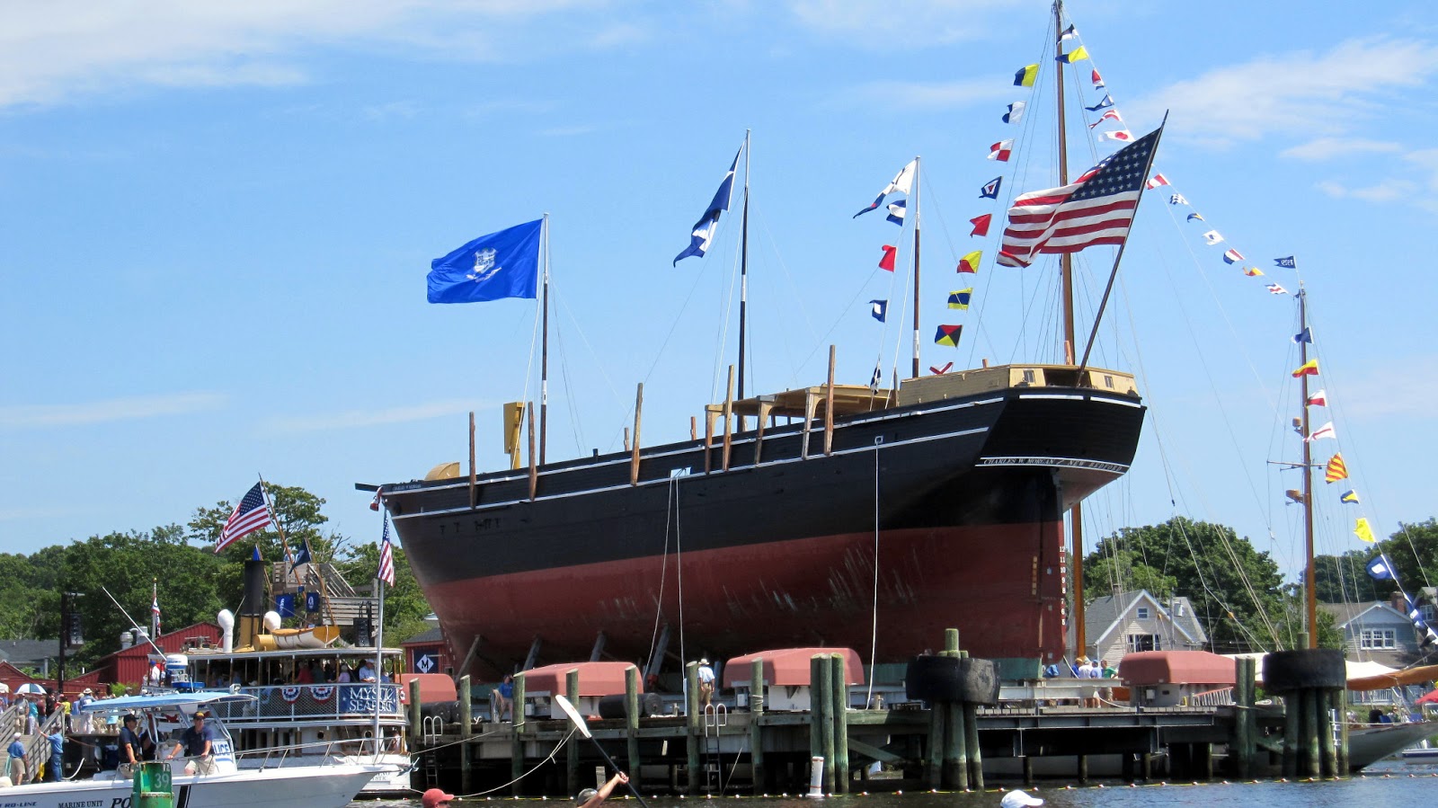 m/v Erika Lin's Adventures: Historic Re-Launch of the Charles W. Morgan