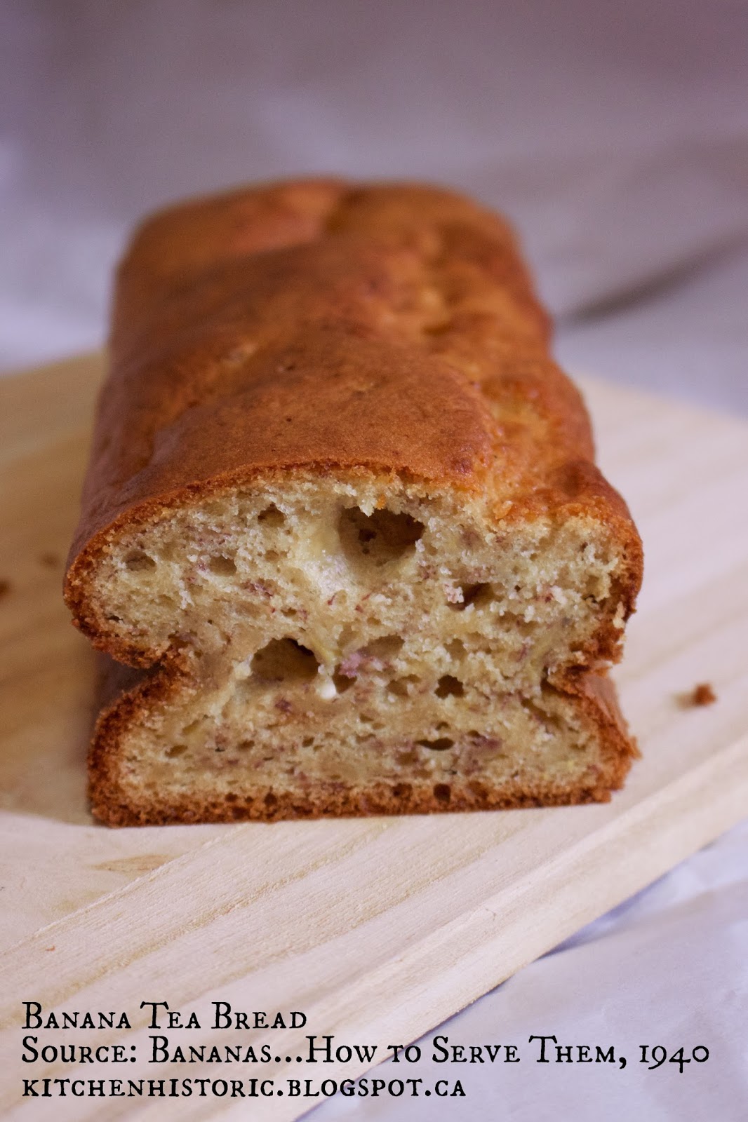 Kitchen Historic: Banana Tea Bread (1940)