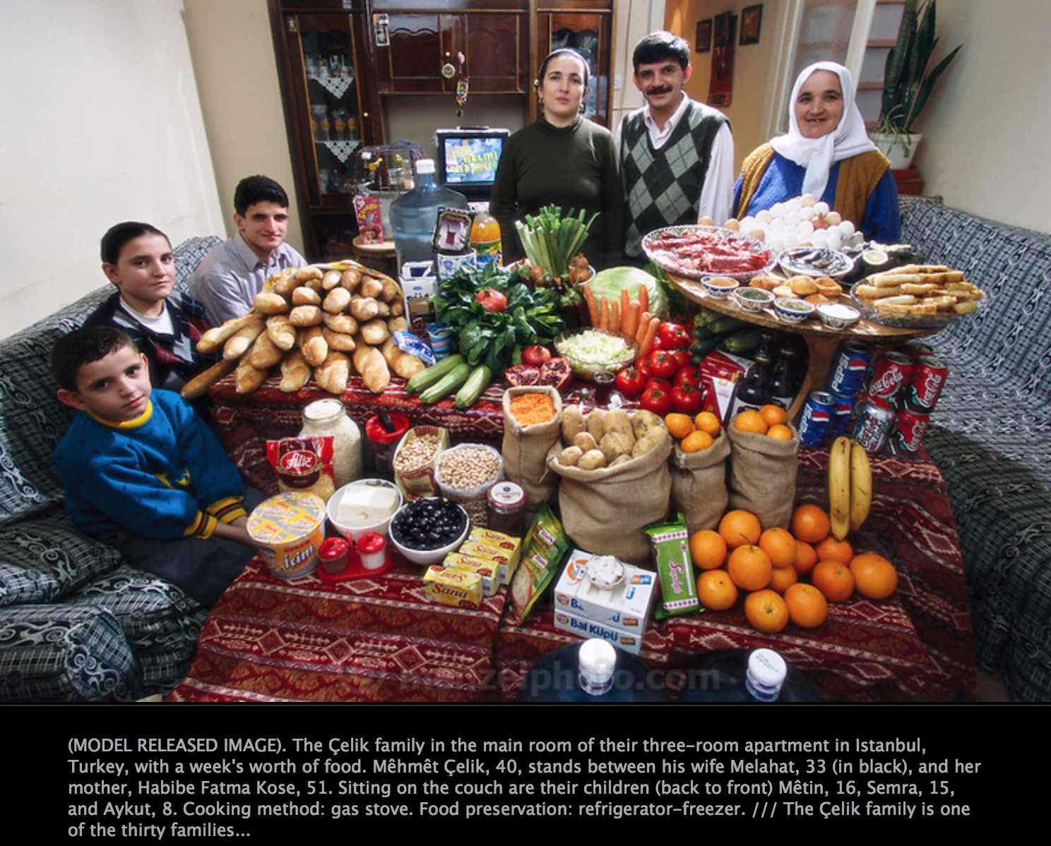 'Hungry Planet: What the World Eats' Peter Menzel