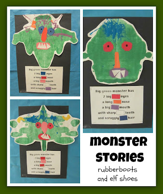 Go Away Big Green Monster: read and make - rubber boots and elf shoes