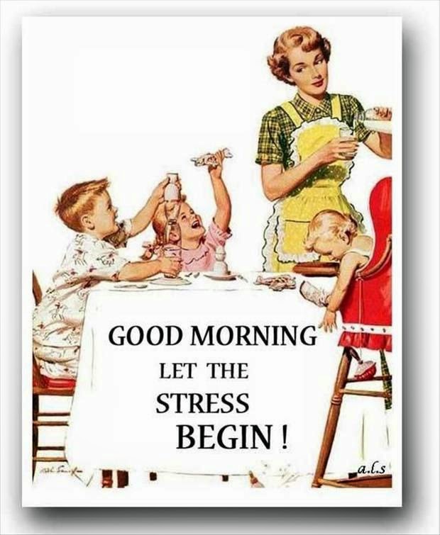 Good Morning let the stress begin! ~ Joke All You Can