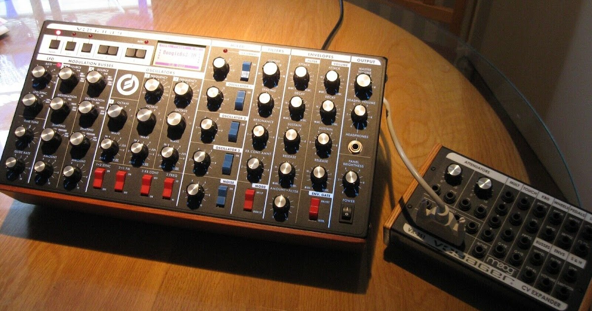 MATRIXSYNTH: MOOG RACK Minimoog Voyager RME synthesizer and VX-351 Expander