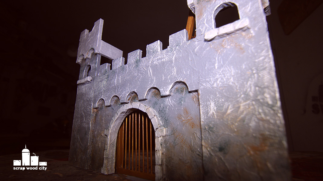 scrap wood city: How to make a wooden toy castle