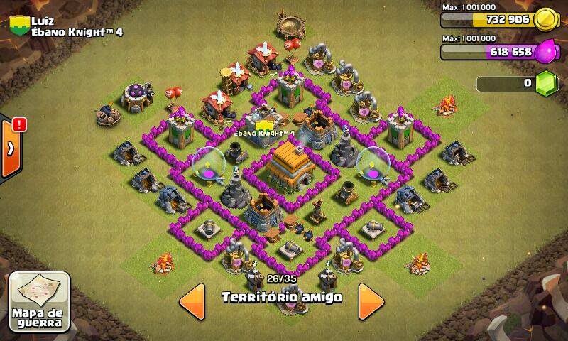 Clash Of Clans - Alliance War: Layouts Guerra CV 6