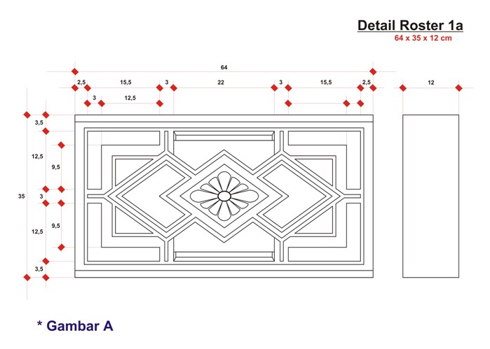 GRC ARTIKON: DESAIN dan GAMBAR DETAIL LOSTER