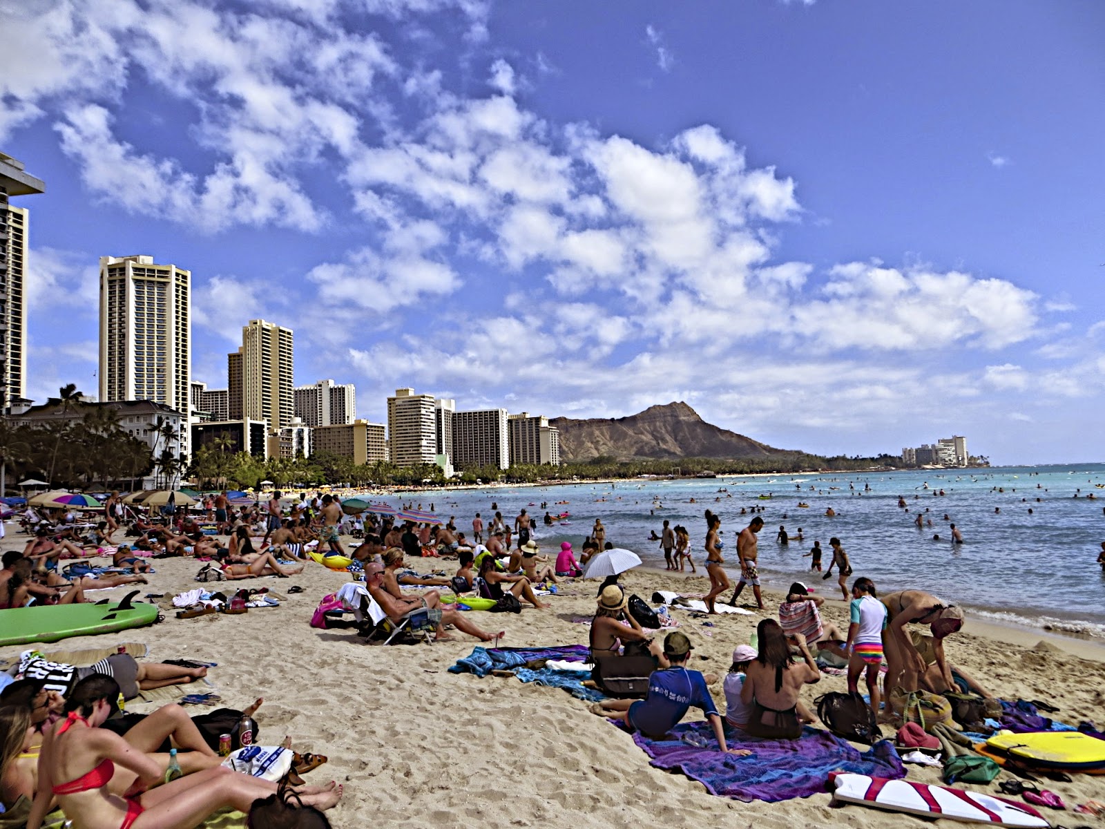 Standing Into Danger: Waikiki Sunset