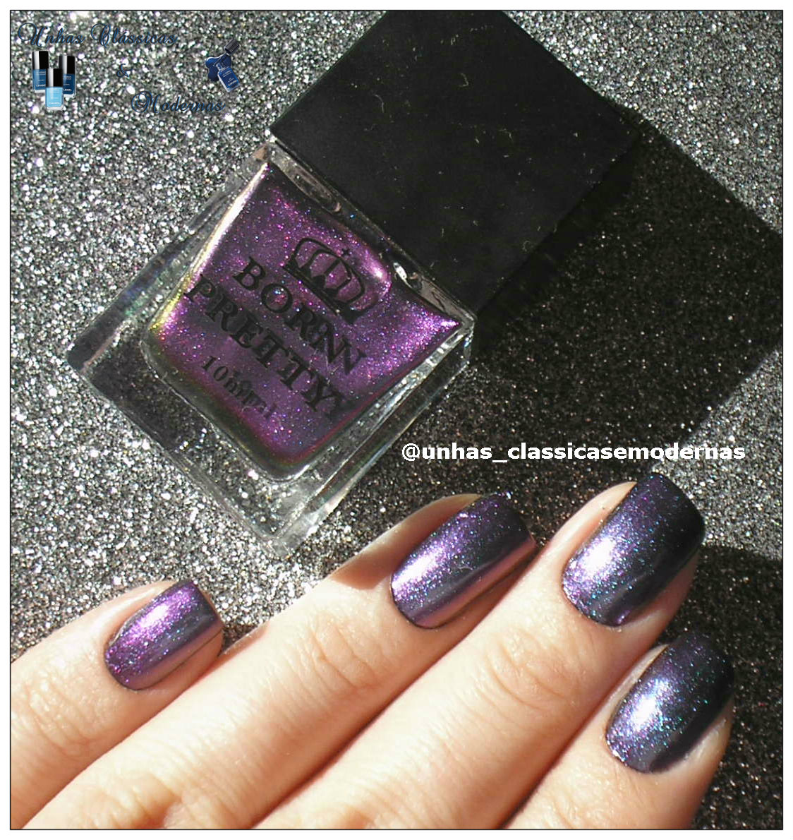 Unhas Clássicas e Modernas : Esmalte Multichrome - Born Pretty Store