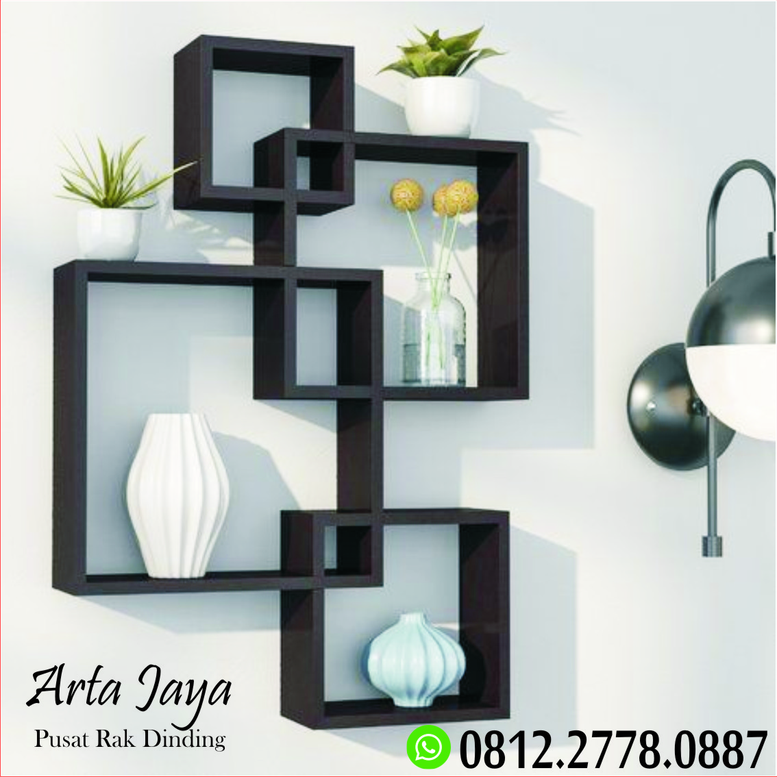 Rak Dinding Dari Kayu Palet, Desain Rak Dinding Ambalan, Harga Rak ...