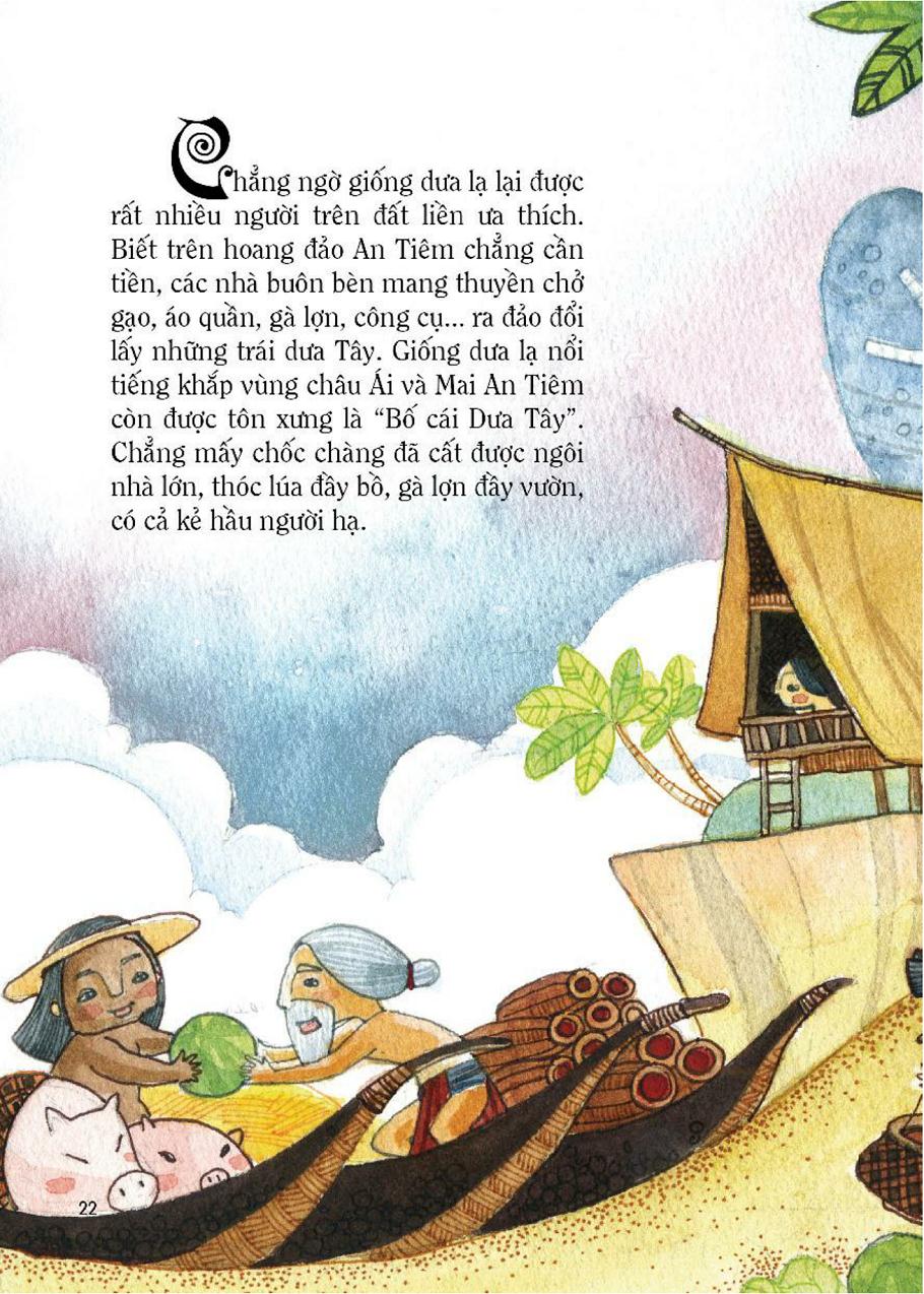 [Truyện Cổ Tích] Sự Tích Dưa Hấu - Ruby Book Origami