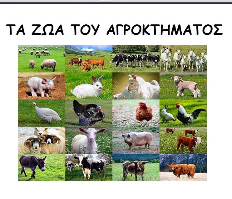 μ@θητές.com: Τα ζώα της φάρμας