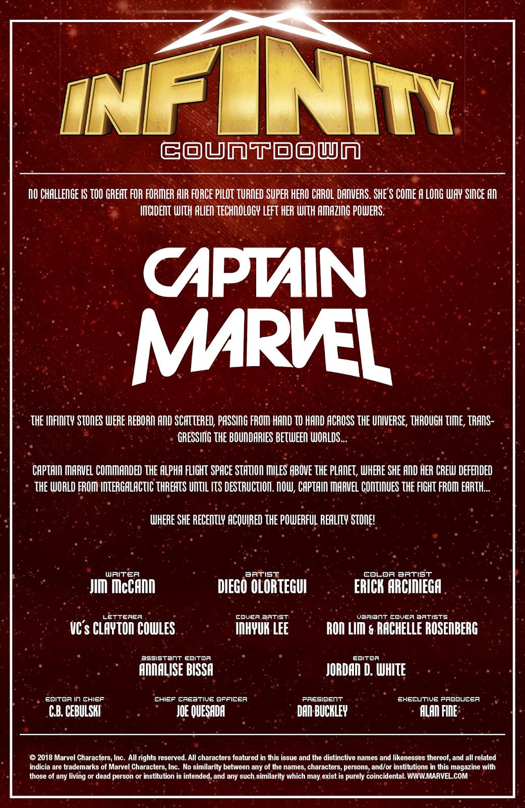 Read online Infinity Countdown: Captain Marvel comic - Issue # Full