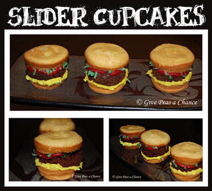 Give Peas a Chance: Slider Cupcakes