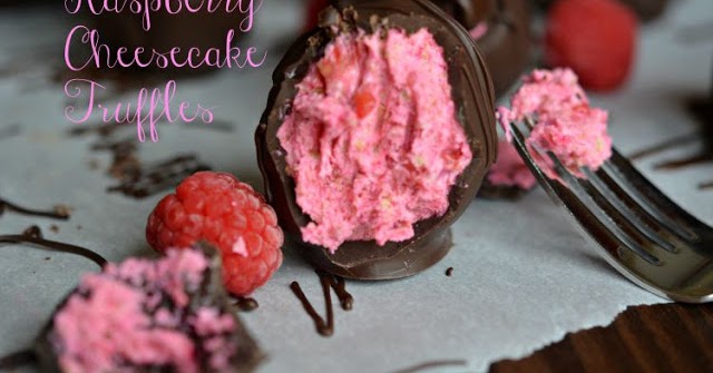 Raspberry Cheesecake Chocolate Truffles - Happy to Eat