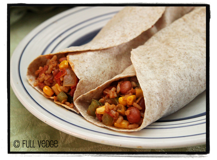 Burritos végétaliens | Full vedge - Recettes végétariennes et gourmandes!
