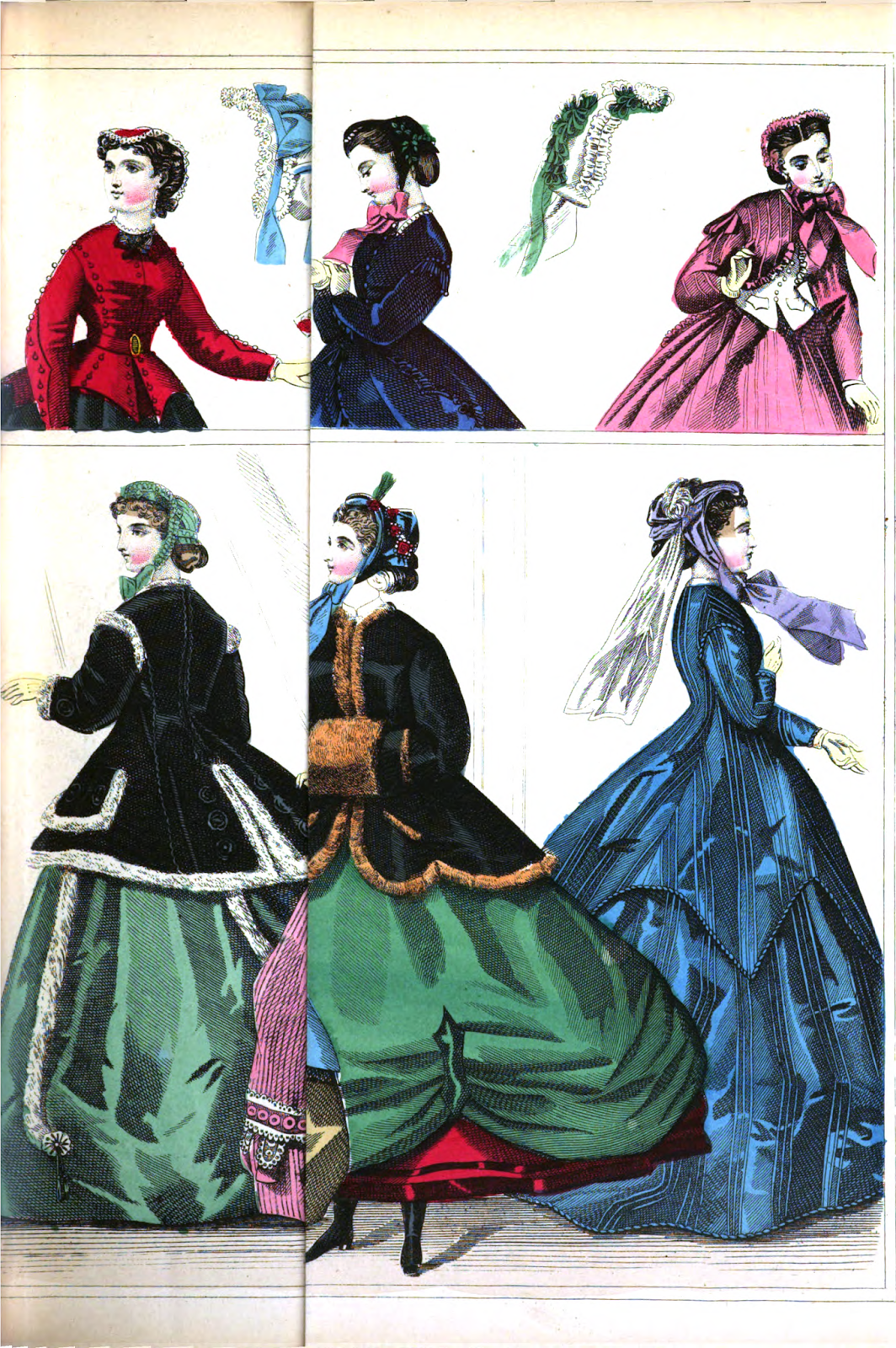 19th Century Historical Tidbits: 1866 Fashions Part 2