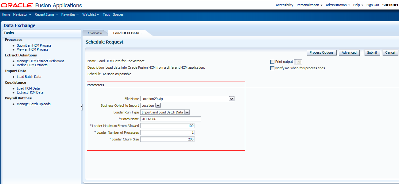 Fusion APPS Quick Start: Fusion Apps - File Based Loader Part - III