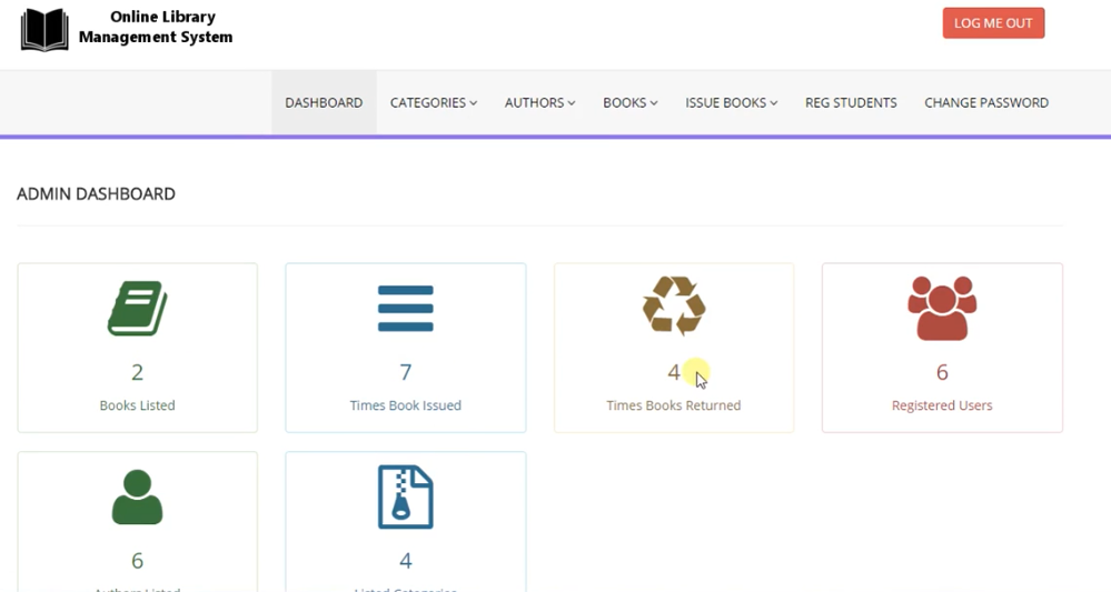 Online library Management System Complete Project With Database ...
