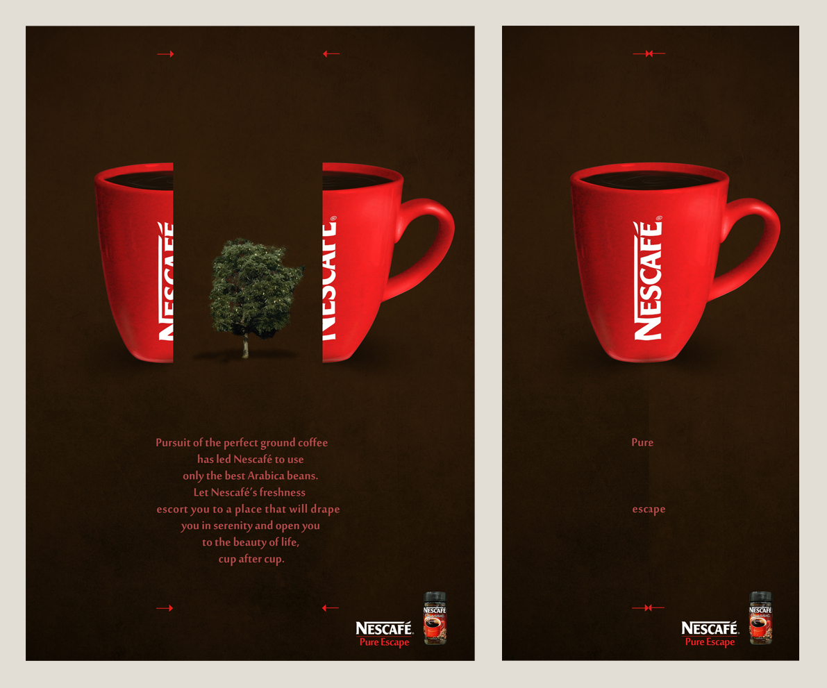 AD410 Nescafe: Mood & Tone ของ Nescafe Print-Ad