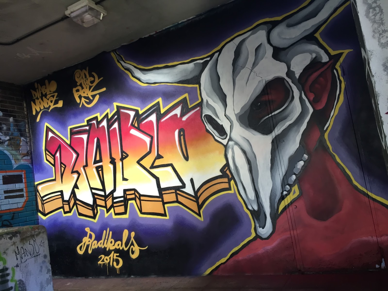 *ROKE graffiti ART: "DIABLO Midnight graff"
