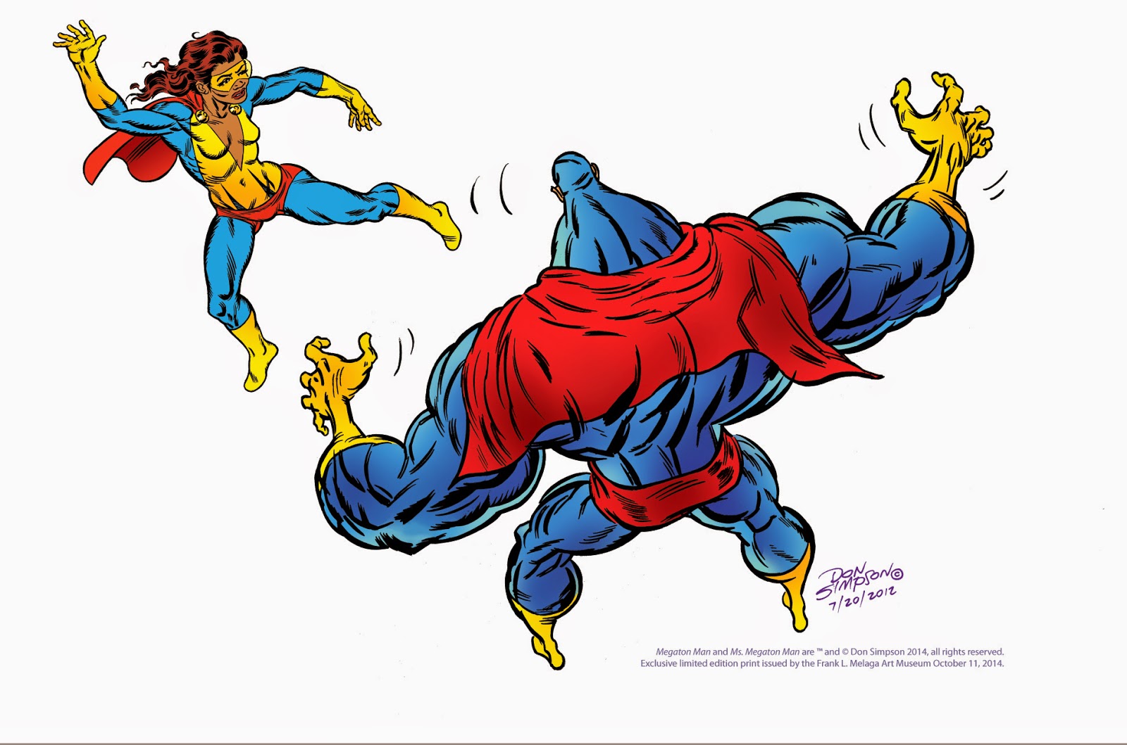 Megaton Man™: Two Times Two: Megaton Man and Ms. Megaton Man Limited ...