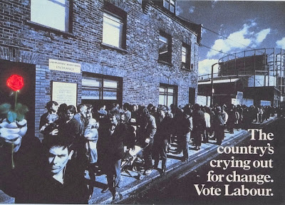 Hayes Peoples History: Labour Red Rose Poster 1986