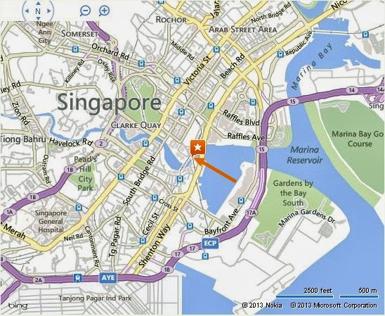 Detail Anderson Bridge Singapore Location map | Alexandra Meier