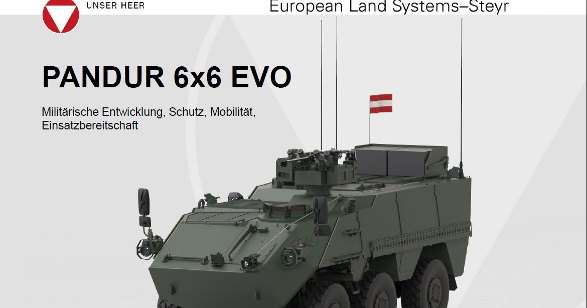 Desarrollo y Defensa: Presentan el nuevo vehículo Pandur 6x6