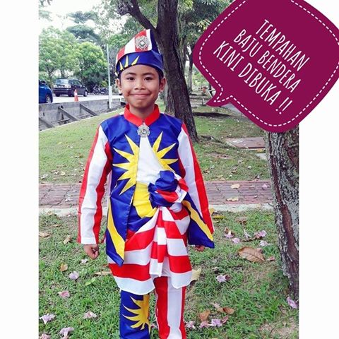 30 Idea Baju Kanak-Kanak Bertemakan Jalur Gemilang Sempena Merdeka
