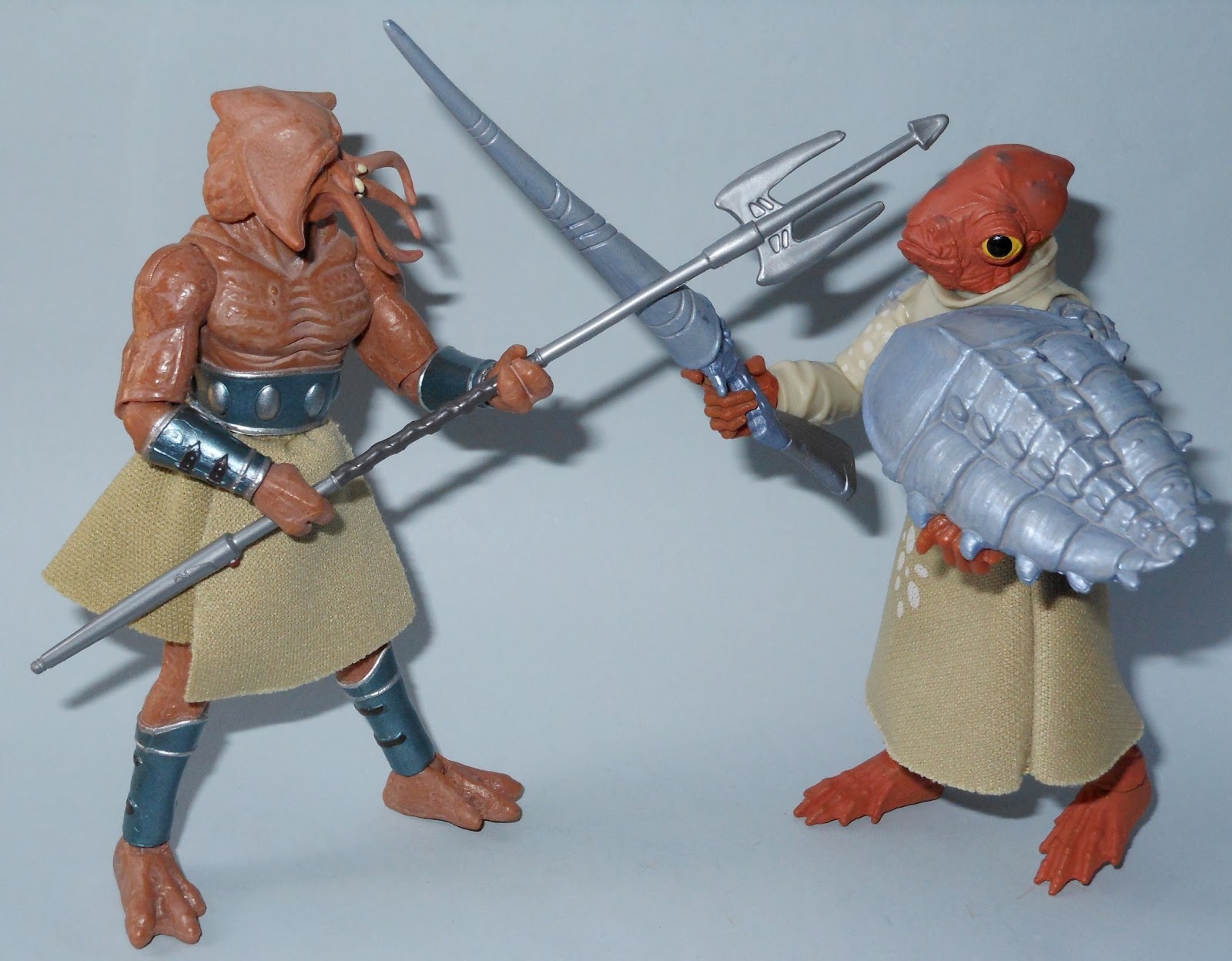 Figuras de Acción A Go-Gó: MON CALAMARI WARRIOR & QUARREN SOLDIER (STAR ...