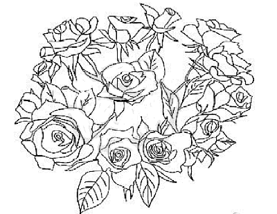 IMAGINI cu buchete si coronite de FLORI de colorat :: Fise de lucru ...