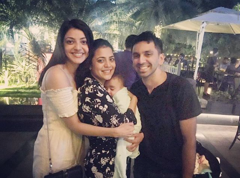 Kajal Aggarwal with her sister Nisha Aggarwal - Kajal Aggarwal
