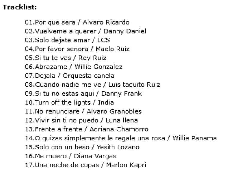 Dimension Salsa: SUPER EXITOS EN SALSA