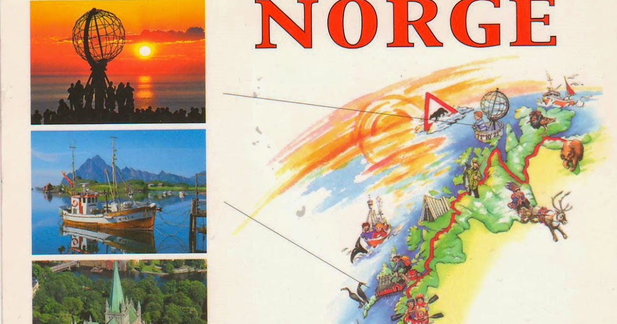 One postcard, One world: Postcard from Norway