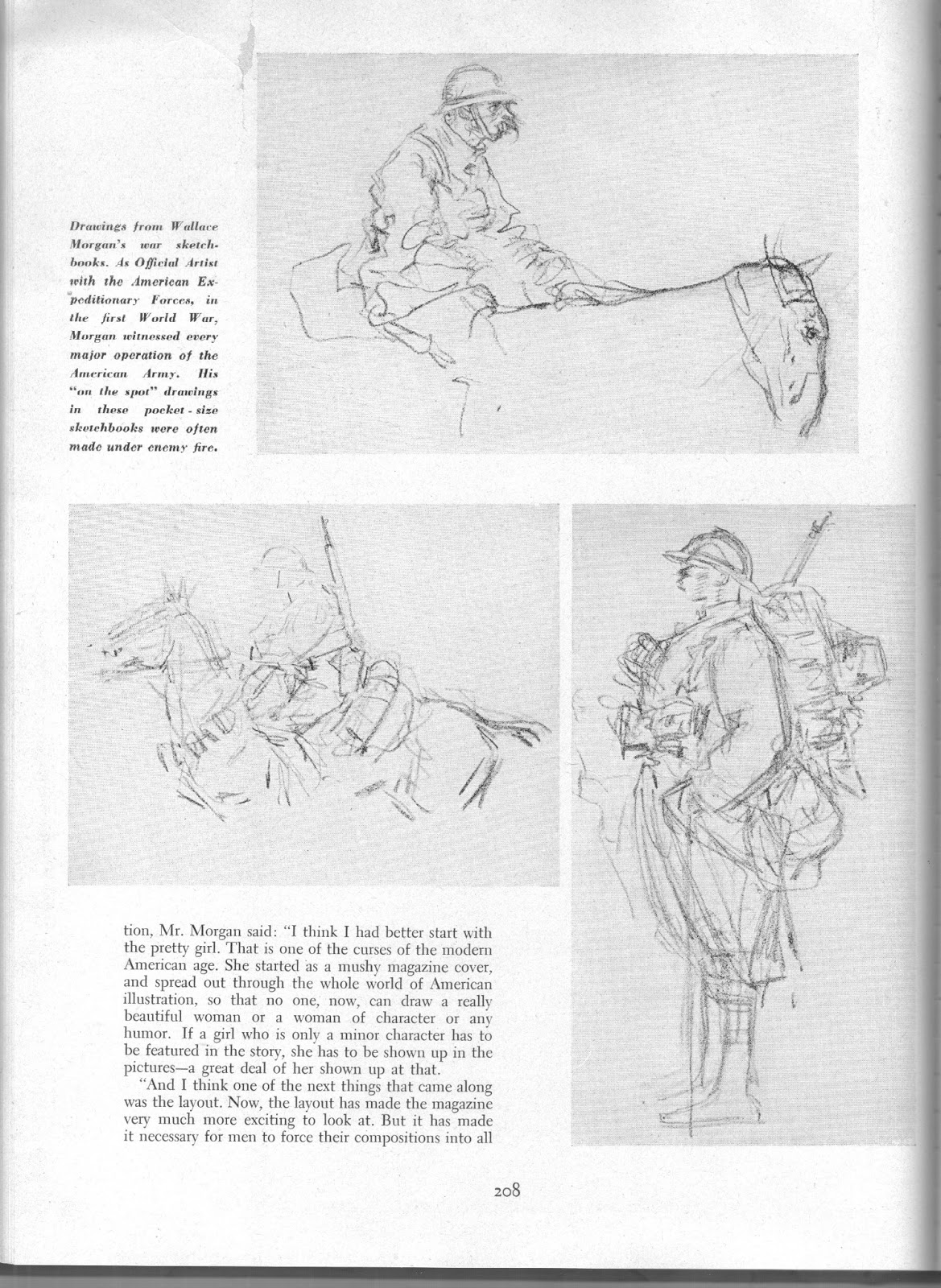 Garret's Drawing A Day Blog: Wallace Morgan