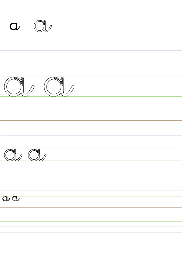 Maitresse Coqilico: Des fiches de remédiation en écriture cursive GS
