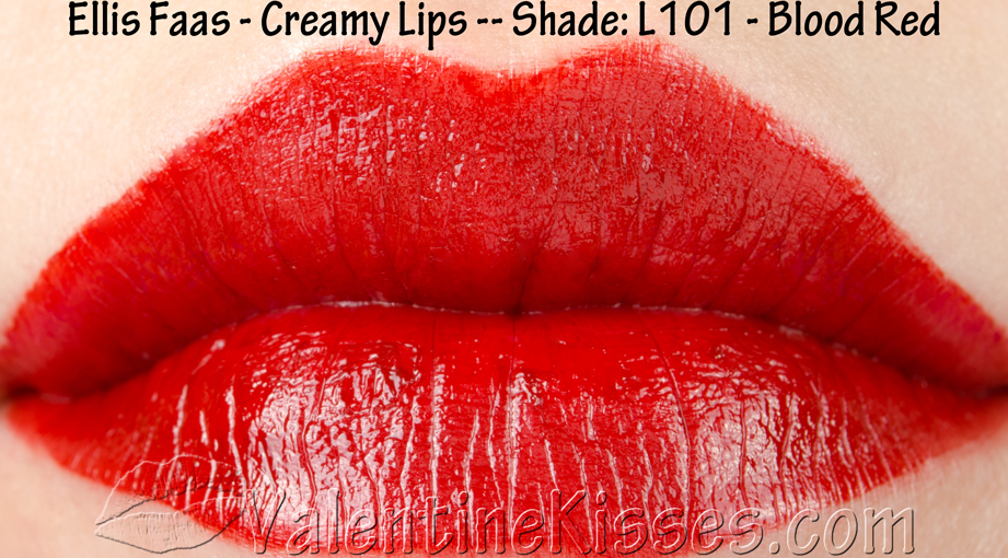 Valentine Kisses: Ellis Faas Creamy Lips in Pale Peach, Blood Red ...