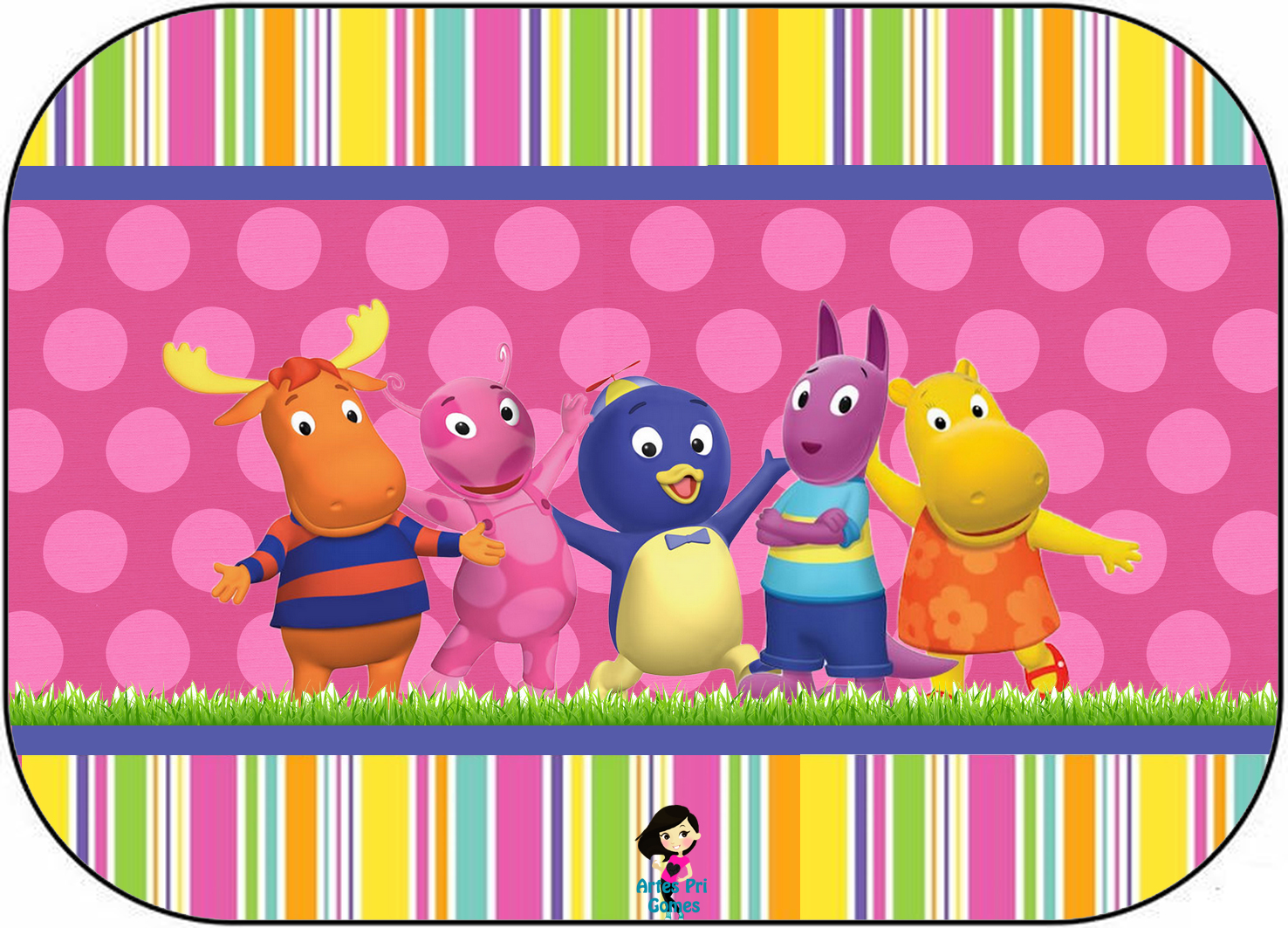 Personalizados Pri Gomes: Backyardigans para meninas e meninos!