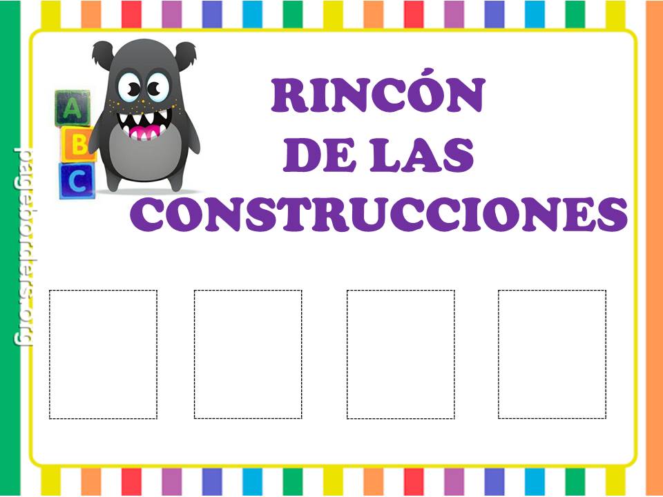 Aprendiendo con Mae: CARTELES RINCONES