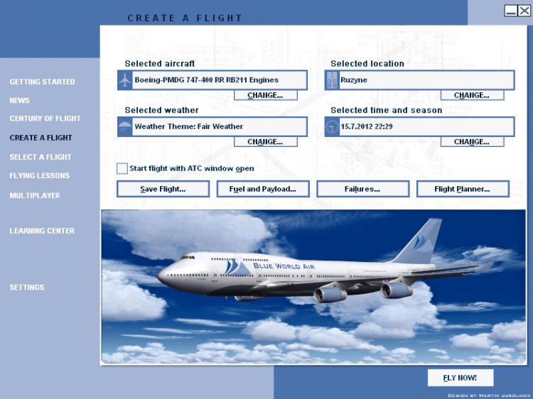 Software para FS9/FSX: Nuevo Menu (FS2004)