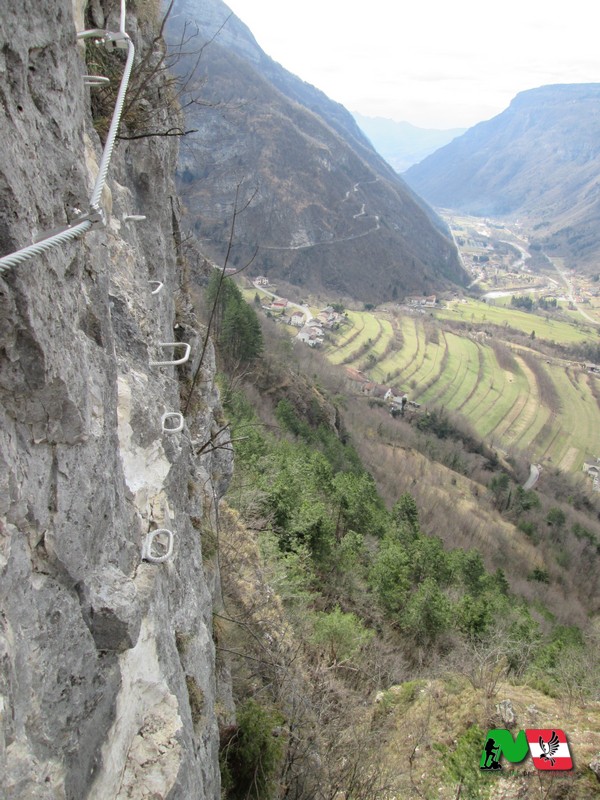 Montagne di escursioni: Ferrata Anelli delle Anguane